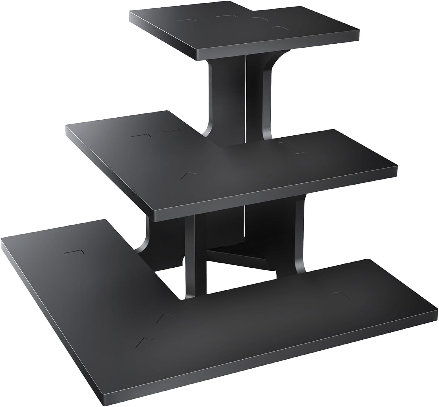 3 Tier Retail Tiered Display Stand, Portable Display Stand for Shop ...