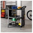 3-Tier Rolling Tool Cart, 200 LBS Capacity Utility Cart with Side Shelf ...