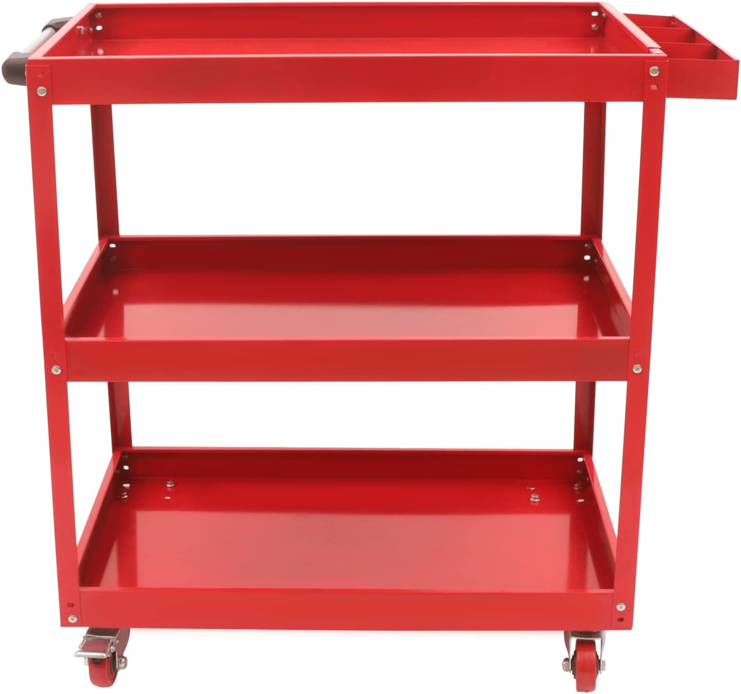 3 Tier Rolling Tool Cart, Industrial Service Cart, Heavy Duty Steel Utility Cart, Industrial ...