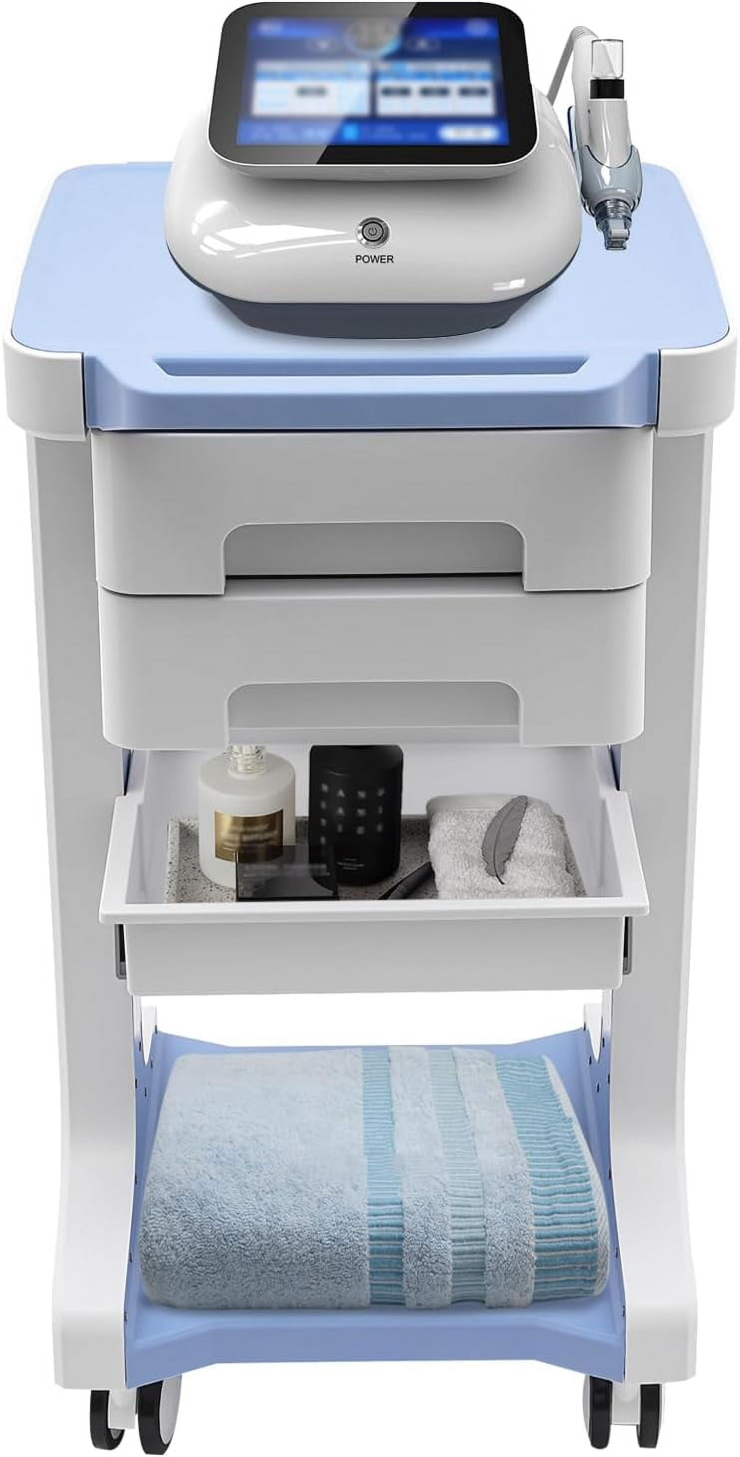 3-Tier Salon Trolley Cart for Beauty SPA, Rolling Storage Station ...
