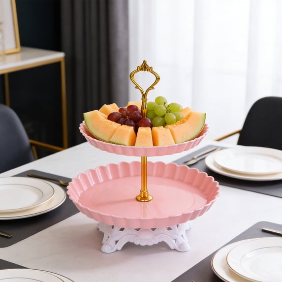 3 Tier Serving Stand | 3 Layer Dessert Display Tray | Multi-Level Cake ...