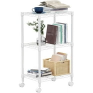 "Ulif E4 White Wire Garment Rack, Closet Organizer with 8 Shelves & 4 ...