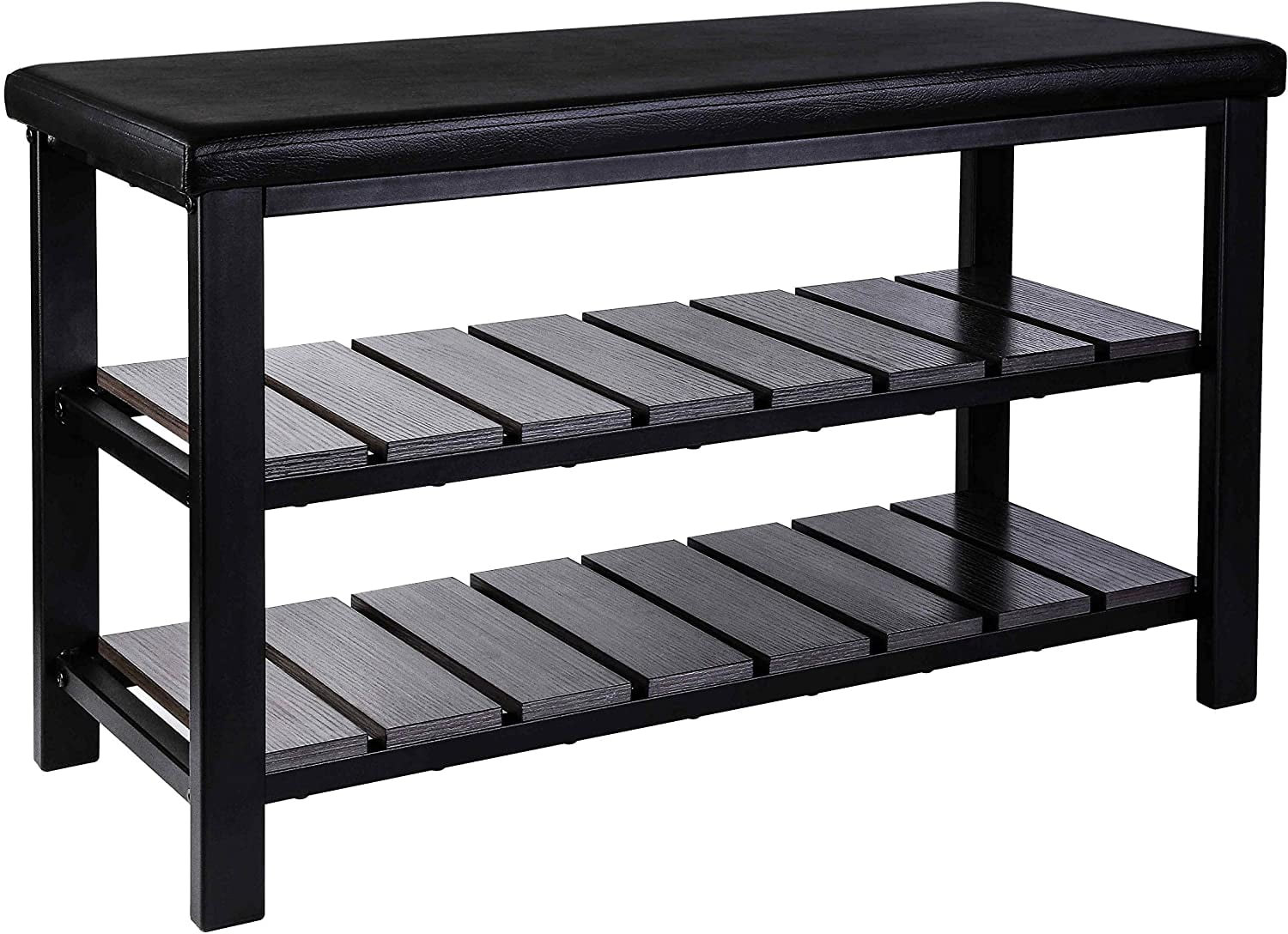 3-Tier Shoe Rack Bench Cushion. Holds Up to 400 lb Rack, for Entryway ...