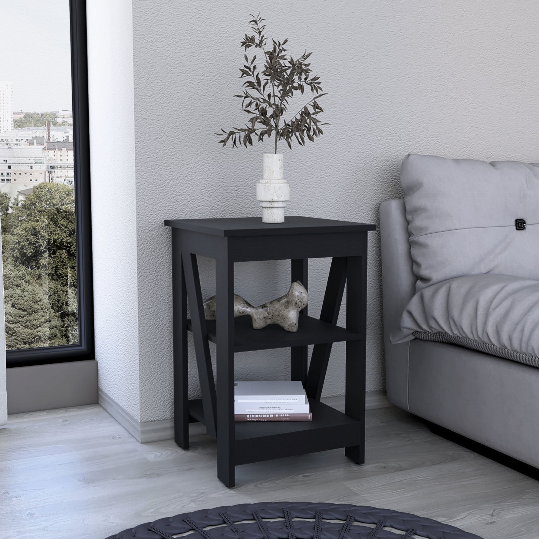 3-Tier Side Table | Solid Construction | Suits Different Interior ...