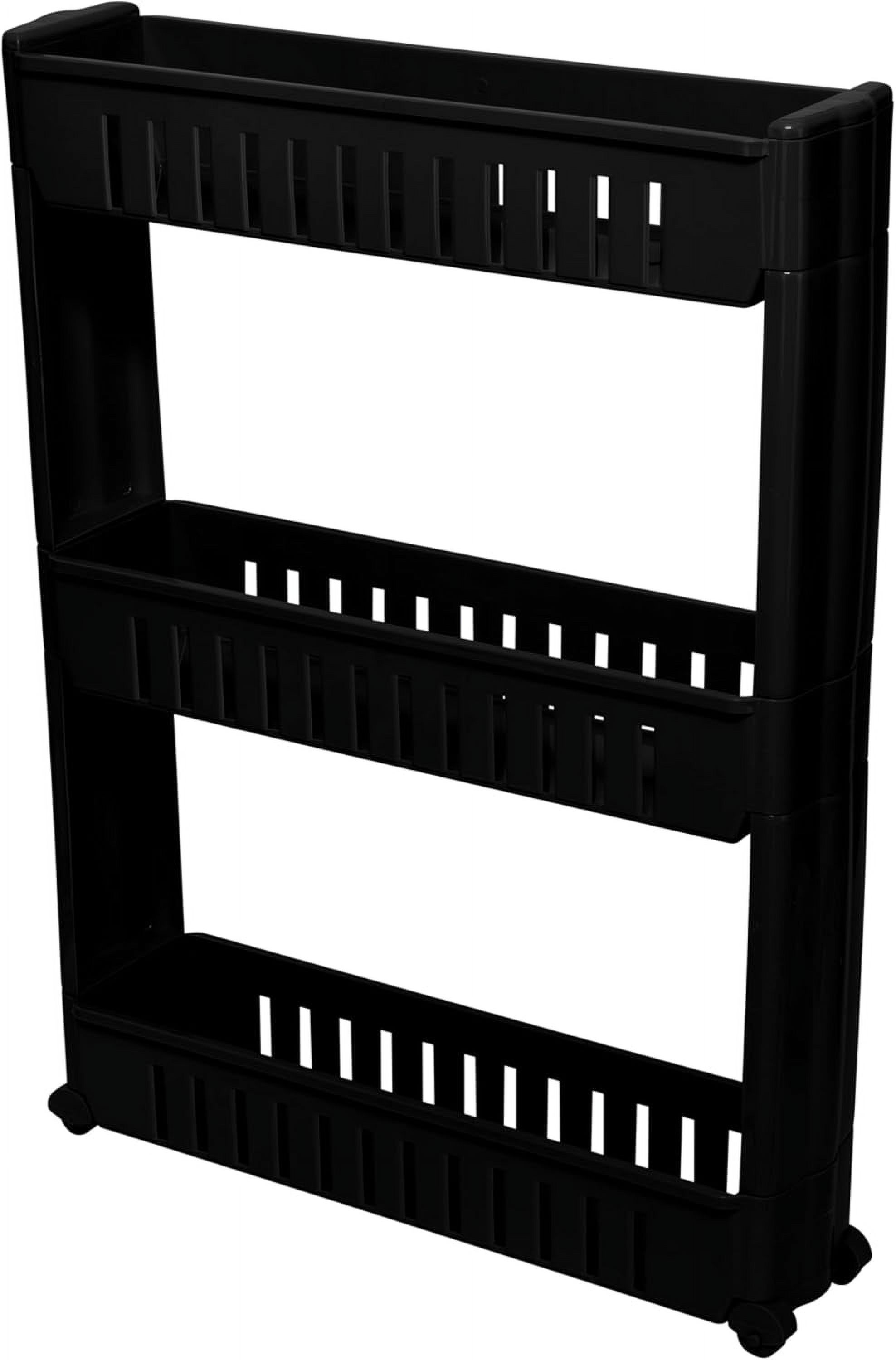 3 Tier Slim Slide Out Storage Cart | Multi-Purpose Organization ...