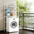 3-Tier Space-Saving Over Washer and Dryer Storage - Over Washer Shelf ...