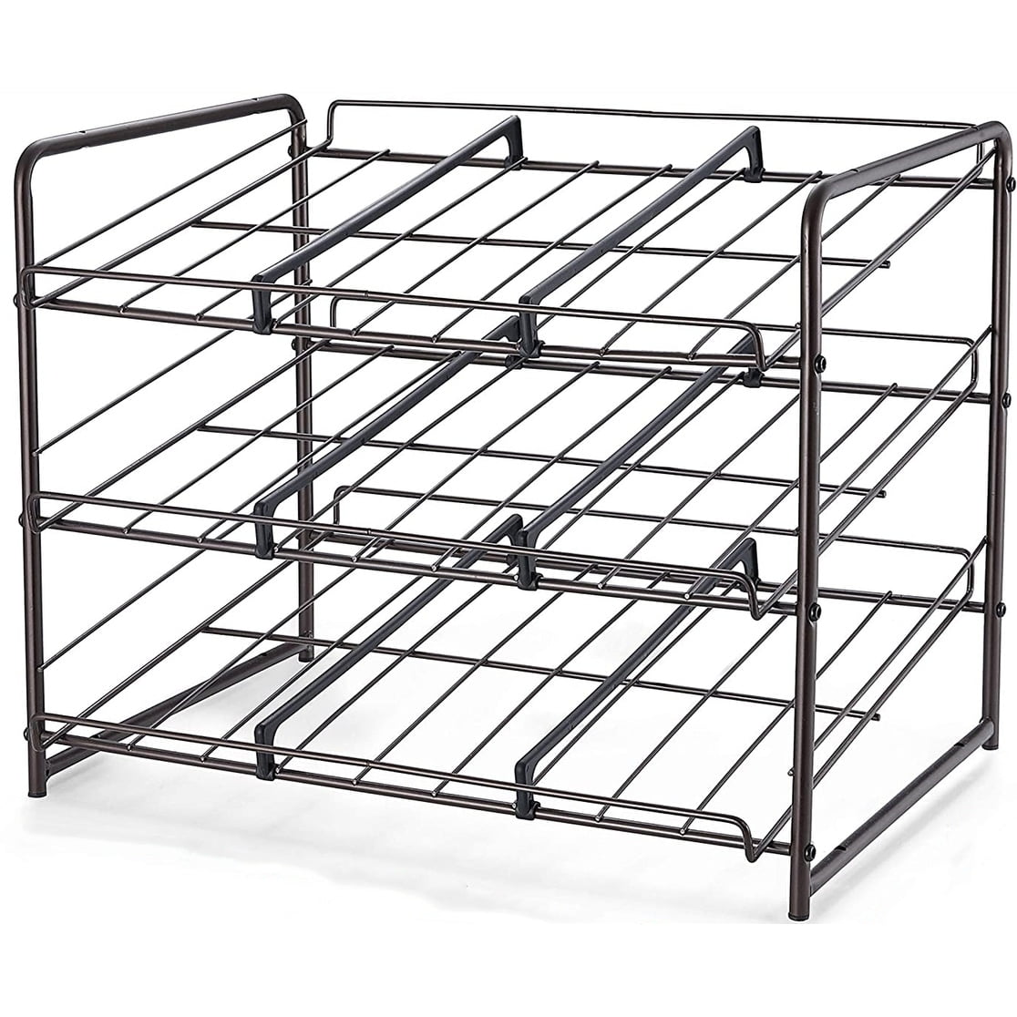 3 Tier Stackable Can Rack Organizer for Kitchen Cabinet Pantry ...