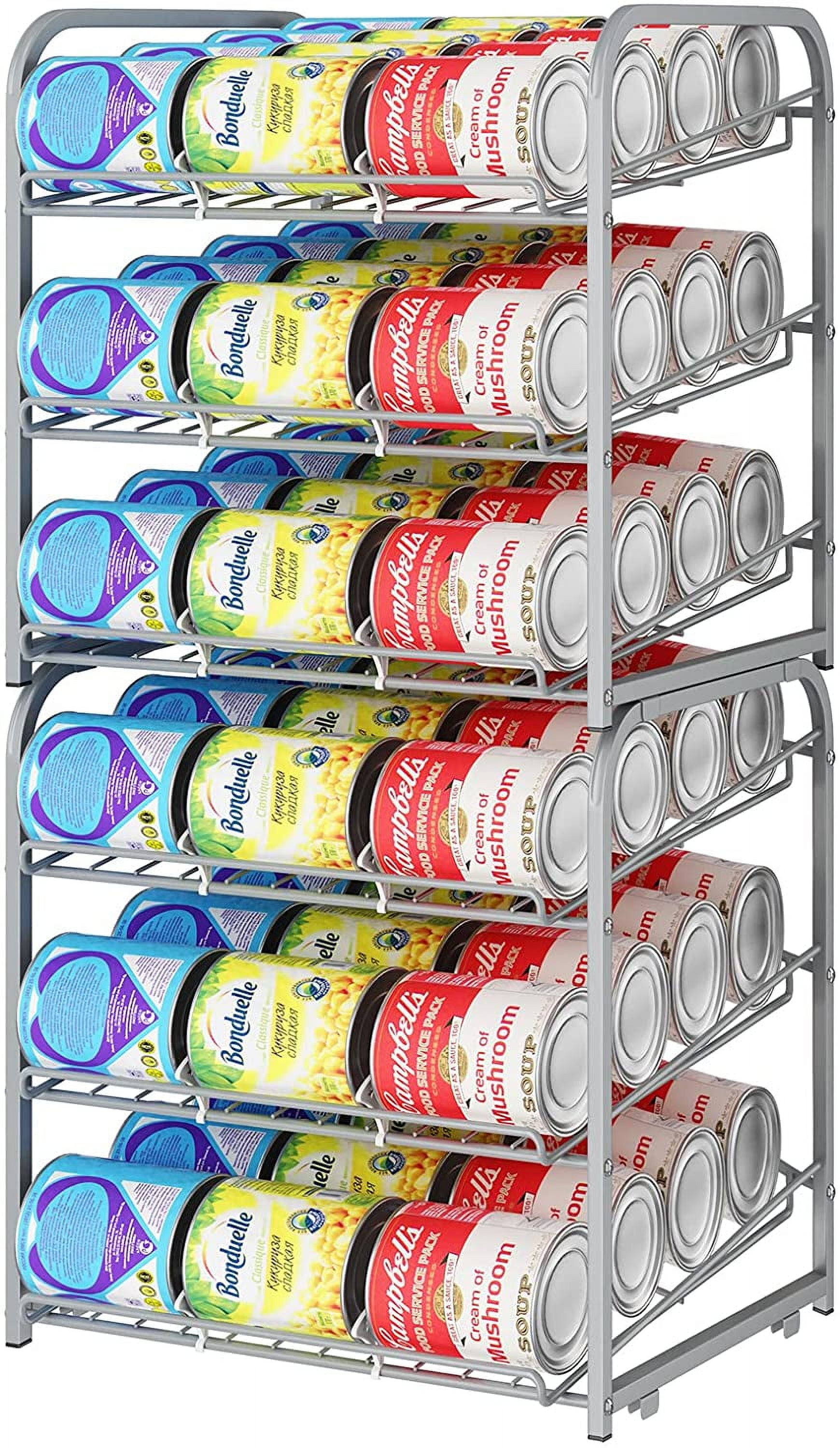 3 Tier Stackable Can Rack Organizer,for food storage,kitchen cabinets ...