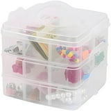 Snapware Snap 'n Stack Craft Organizer Medium Rectangle 2 Layers 5"X10 ...