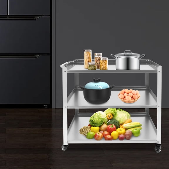Stainless Steel Shelf Trolley