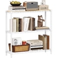 3-Tier Storage Rack, 29.8" Wide Heavy Duty Metal Shelving Unit, Top ...