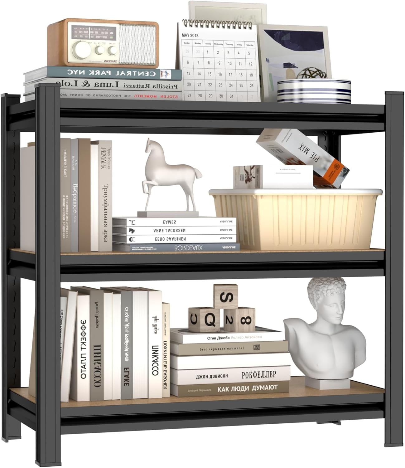 3-Tier Storage Shelves, Pantry Snack Narrow Organizer Shelf, Pantry ...