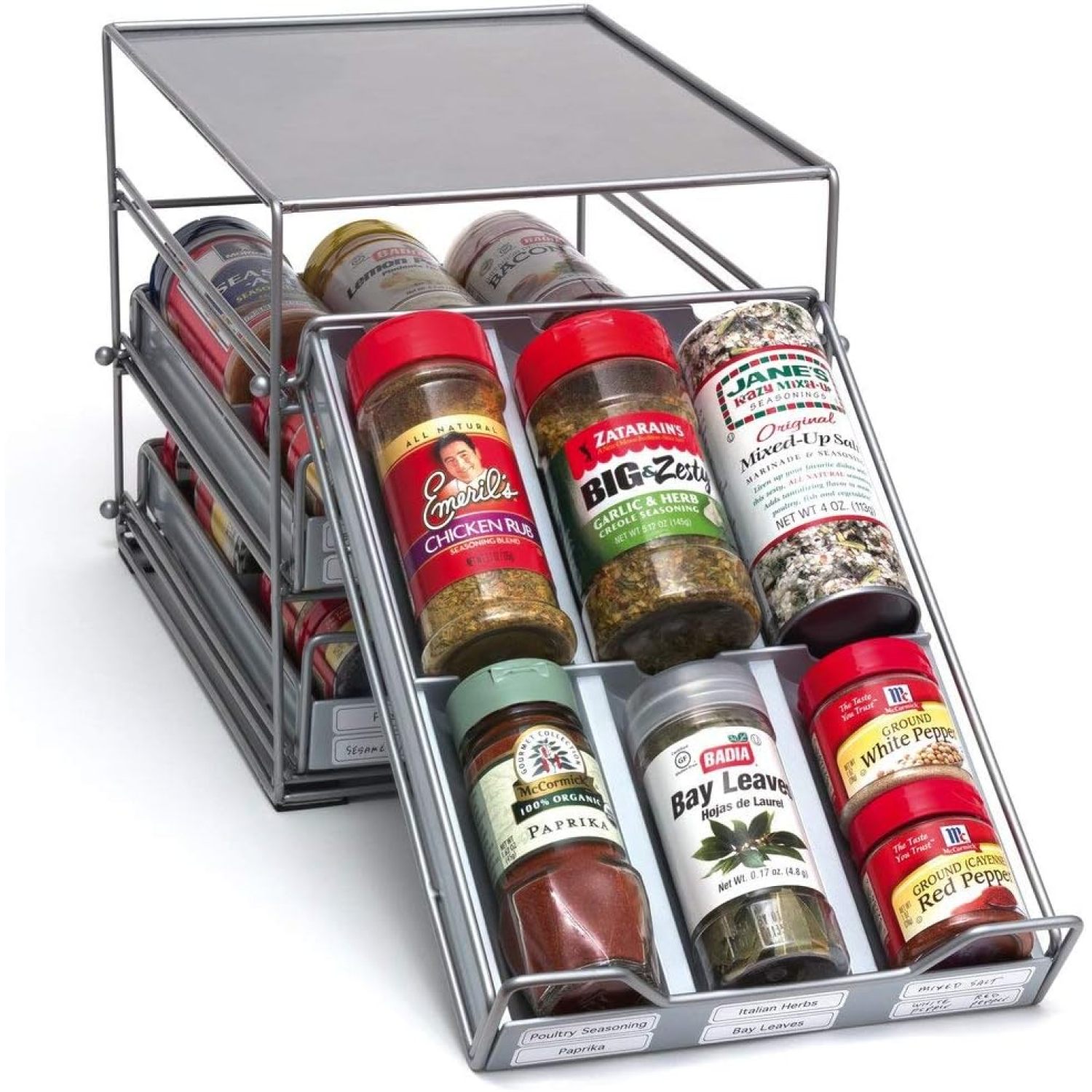 3 Tier Tilt Down Spice Drawer - Walmart.com