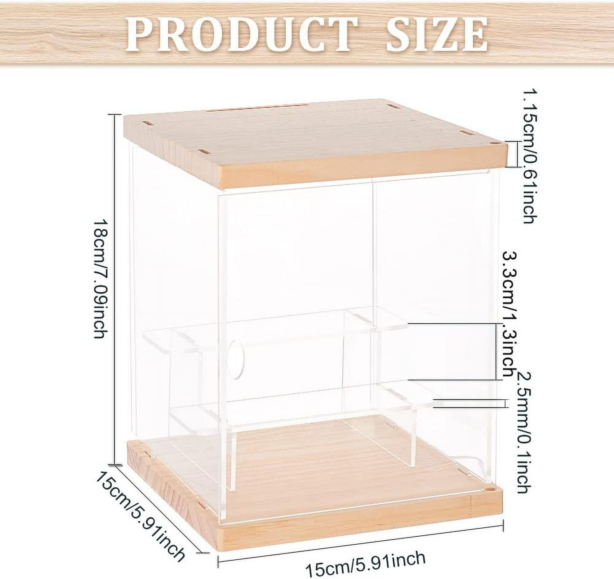 3-Tier Transparent Acrylic Presentation boxes Minifigures Display Case ...