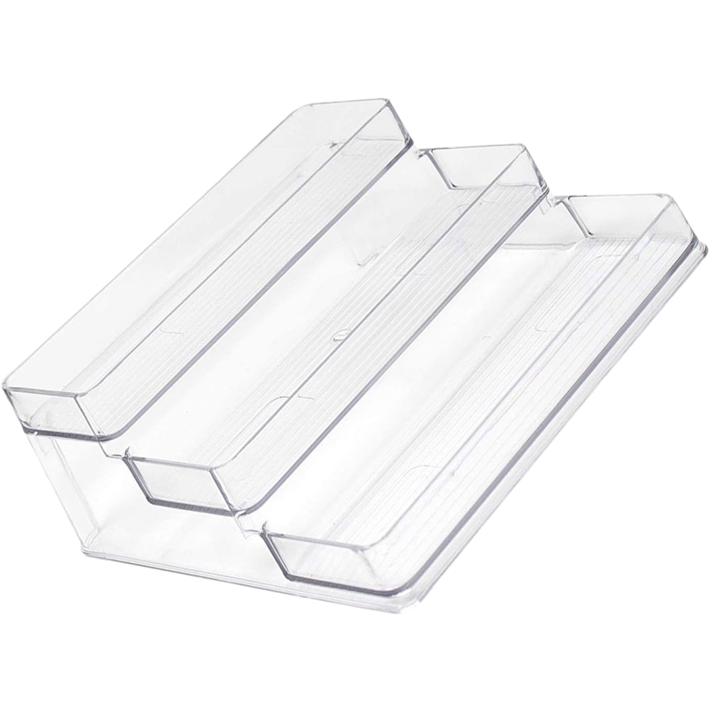3 -Tier Transparent Stepped Cup Holder Syrup Spice Jar Container ...
