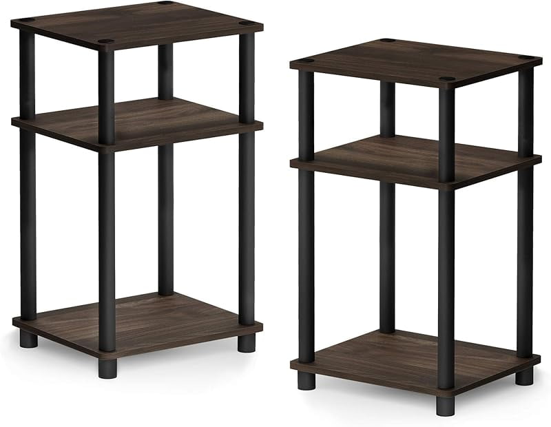 3-Tier Turn-N-Tube End Table / Side Table / Night Stand / Bedside Table ...