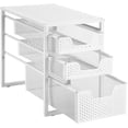 3-Tier Under Sink Cabinet Organizer with Sliding Storage Drawer ...