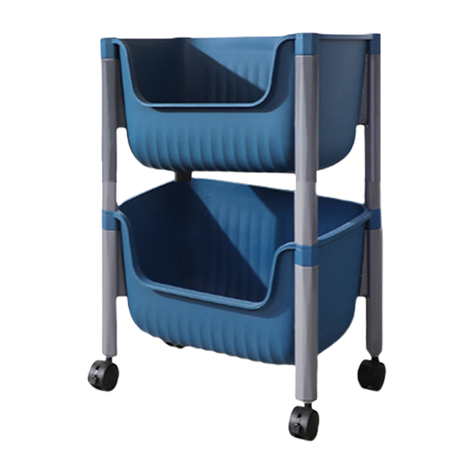 3 Tier Utility Cart 22.4X14.8X10 Inch Mobile Storage Organizer ...