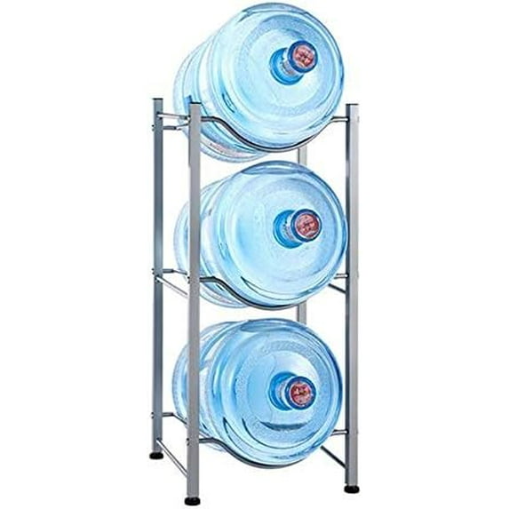 3-Tier Water Rack Stainless Steel Heavy Duty Water Cooler Jug Rack ...