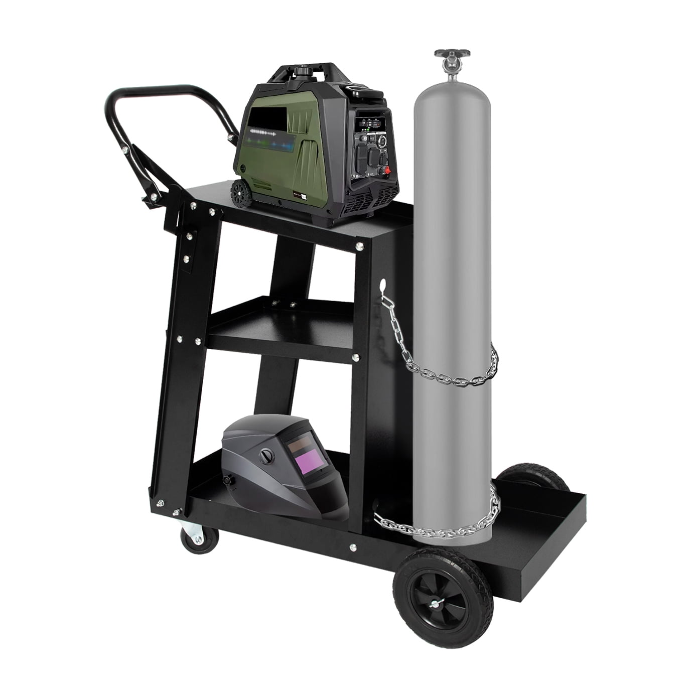 3-Tier Welding Cart, Plasma Cutting Machine Trolley, Rolling Welder ...