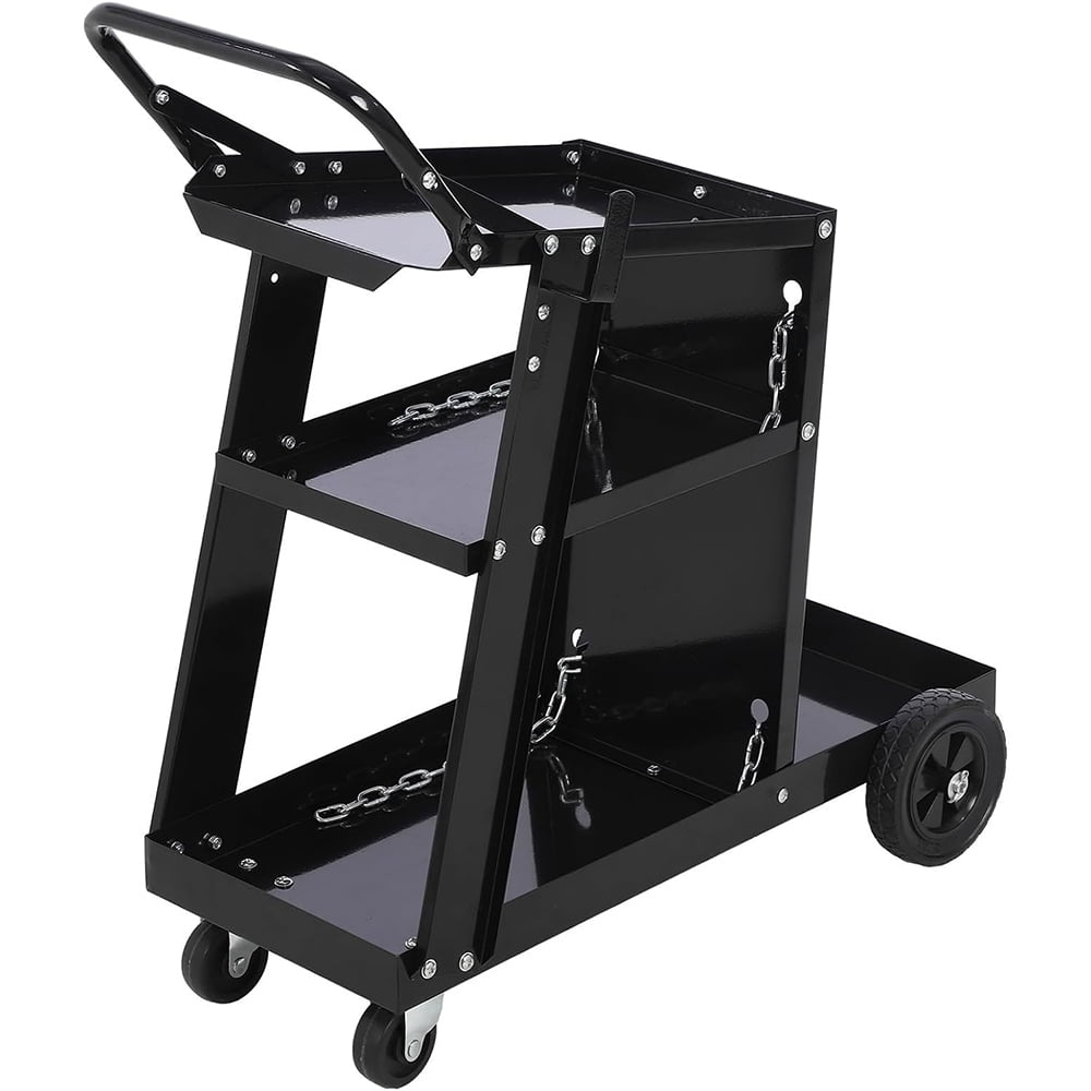 3 Tier Welding Cart Rolling Welding Cart for Tig Mig Welder and Plasma ...