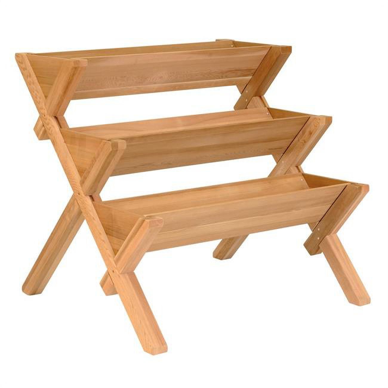 3 Tier Western Red Cedar Planter - Walmart.com