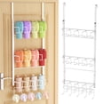 3-Tier White Water Bottle Organizer Rack for Kitchen Dorm Office RV ...