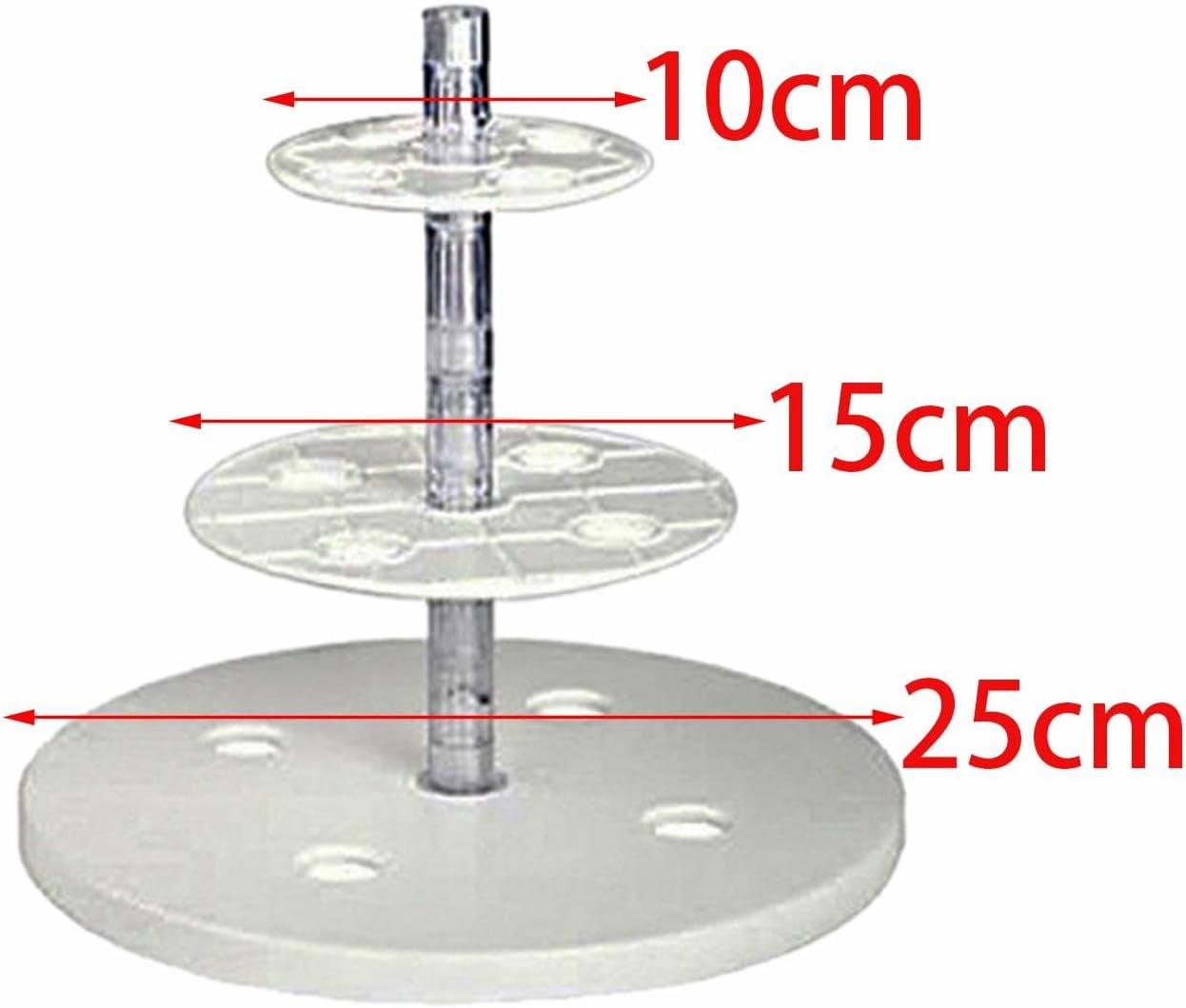 3 Tiered Cake Stand Cupcake Stand Anti Gravity Centerpiece Display ...