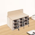 3 Tiers 9-Slot Cell Phones Storage Cabinet Durable Cell Phone Storage ...