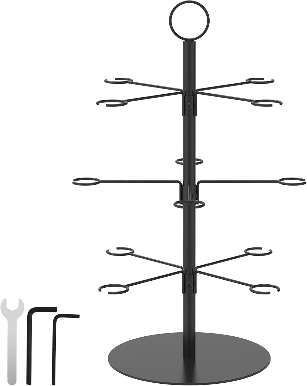 3 Tiers Cocktail Tree Stand, Champagne Tower, Metal Drink Tower ...