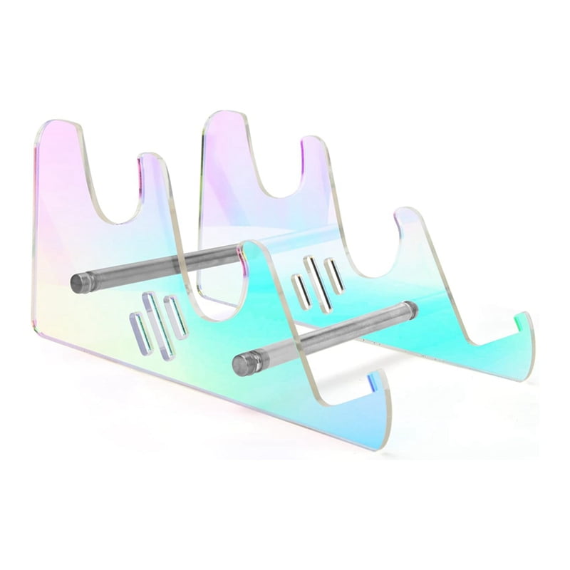 3 Tiers Display Keyboard Holder Transparent Acrylic Keyboard Stand ...