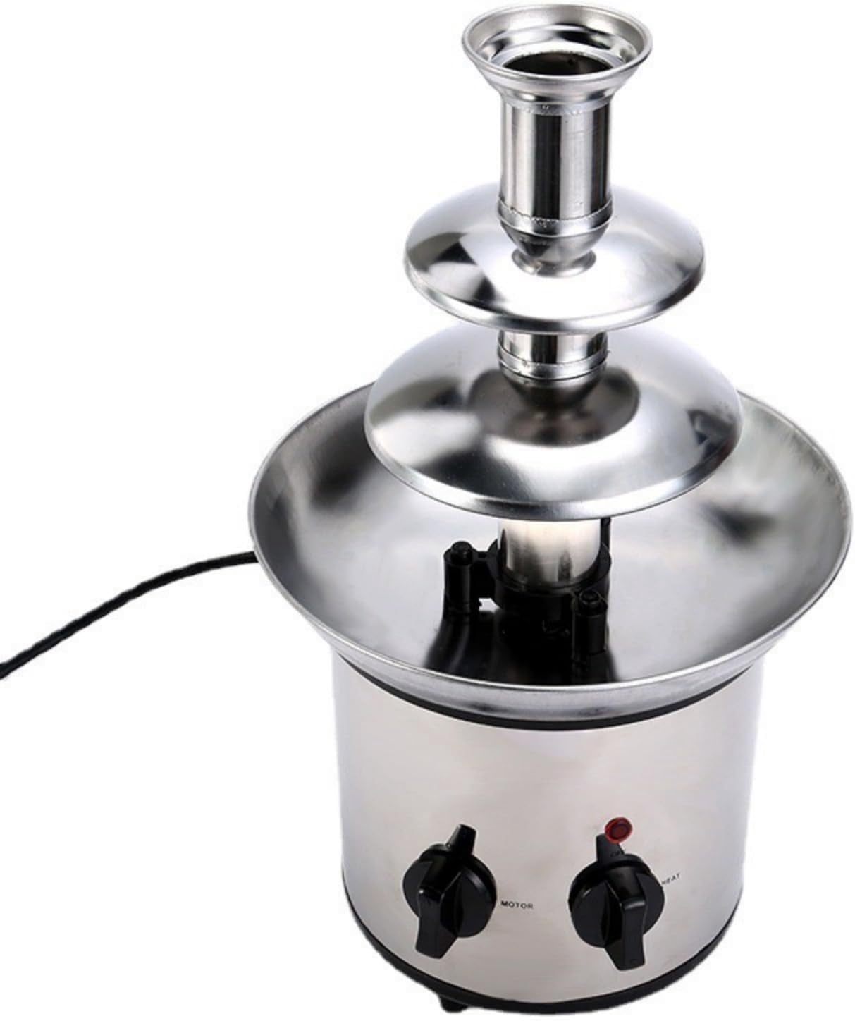 3 Tiers Electric Chocolate Fountain Machine for Nacho Cheese Commercial ...