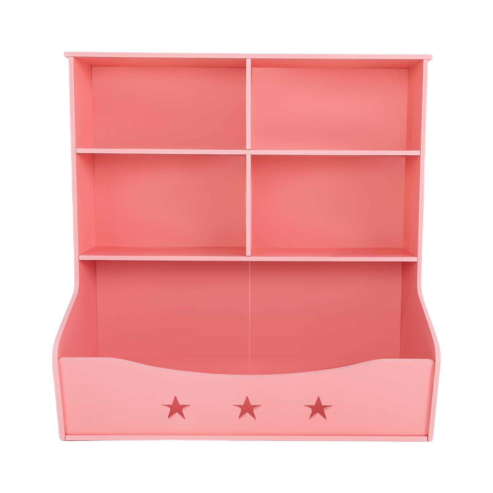 3 Tiers Low Bookcase Display Shelving Storage Shelves PVC Magazines ...