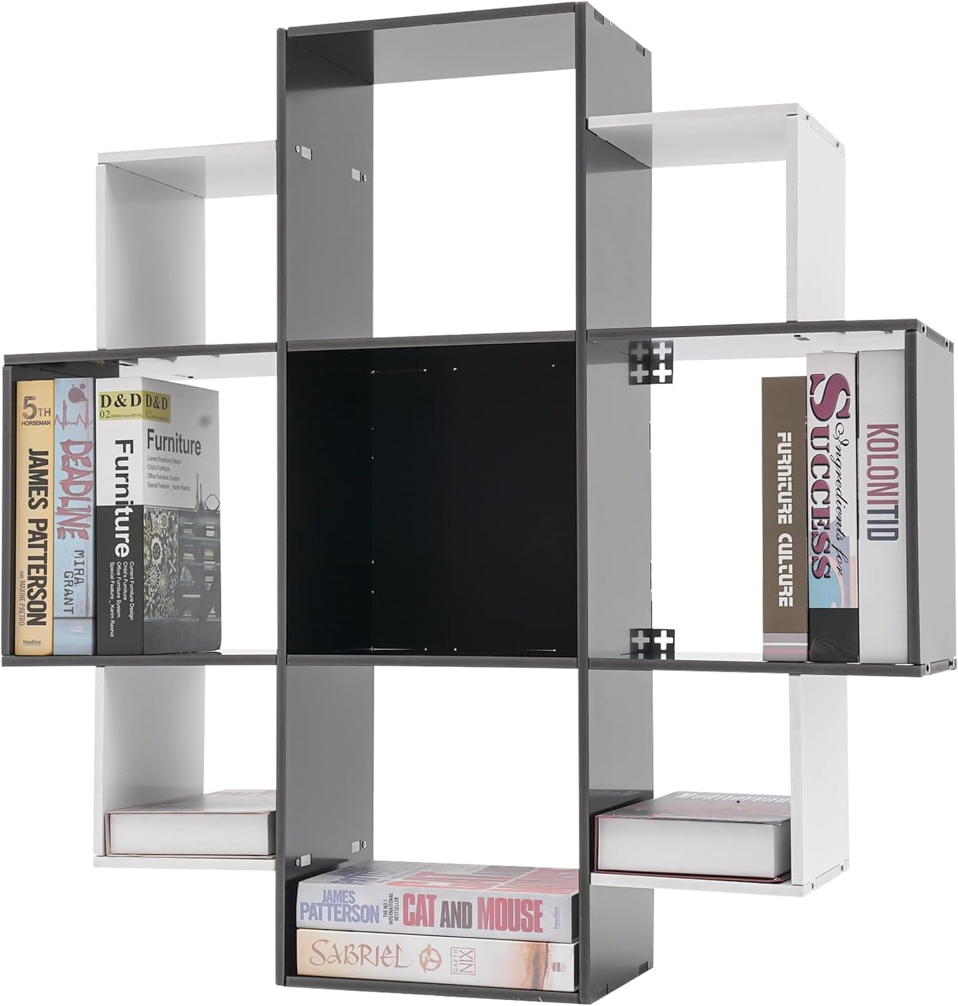 3 Tiers Wall Shelf w/9 Compartments, 35.43in Long Floating Shelf for ...