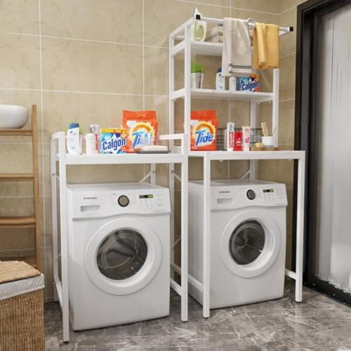 Over Washer and Dryer Storage Racks for Efficient Home Organization