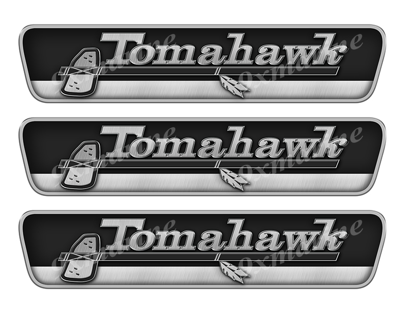 3 Tomahawk Stickers "3D Vinyl Replica" of original - Walmart.com