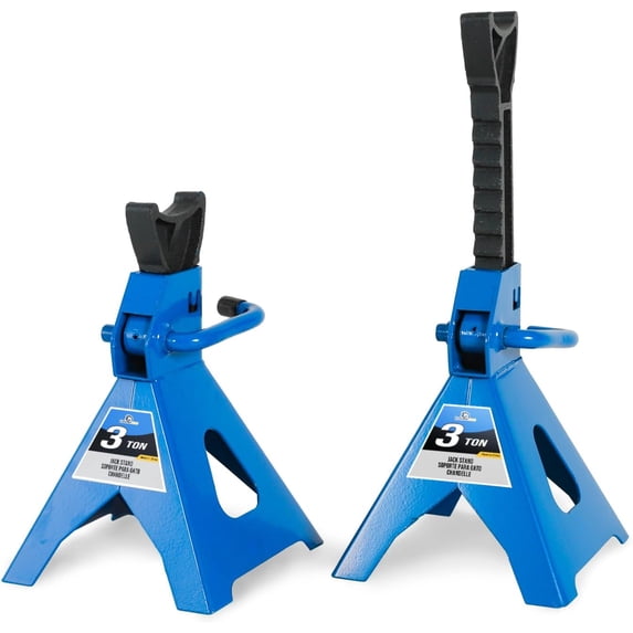 3 Ton (6,000 LBs) Automotive Jack Stands, Lifting Stand for Garages ...