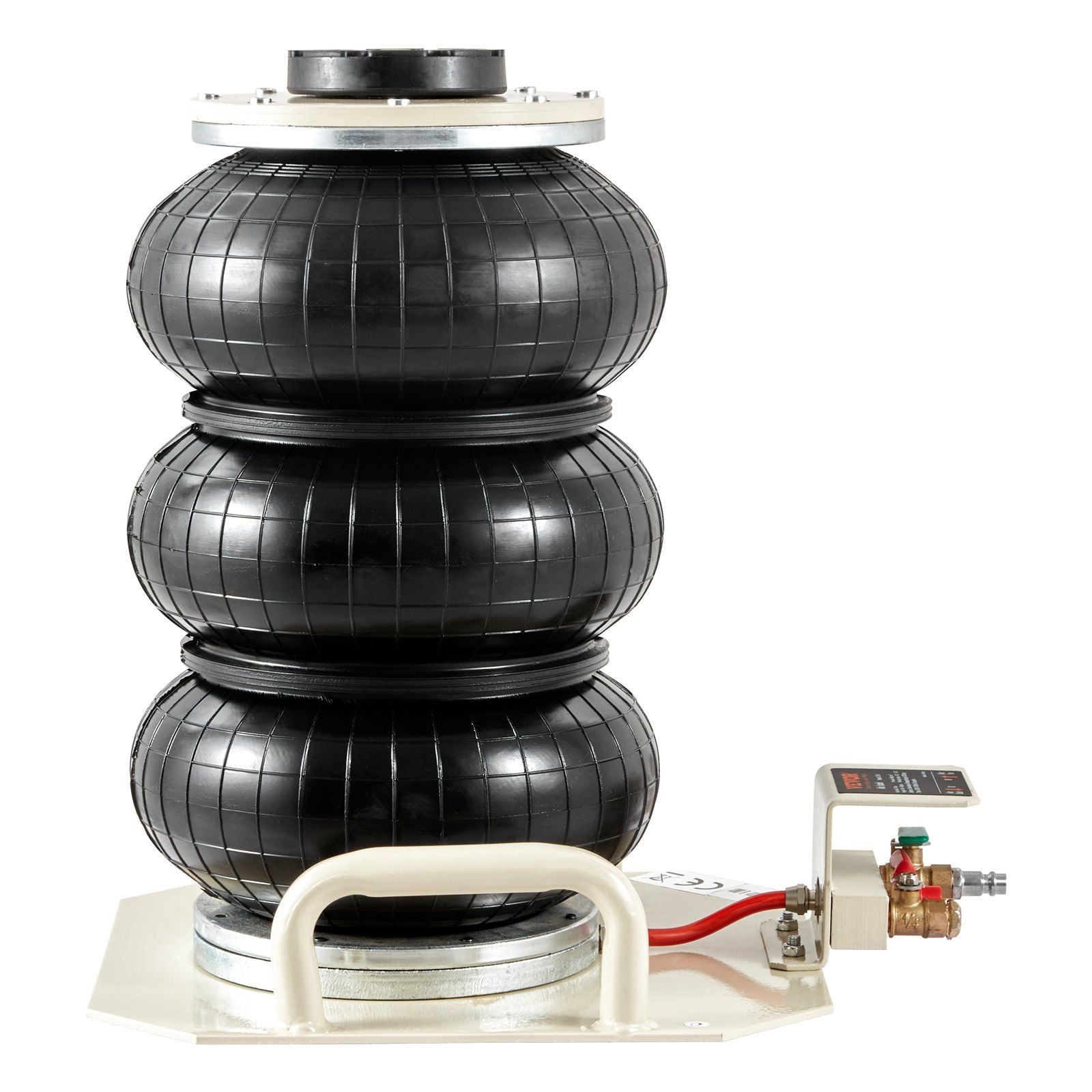 3 Ton (6600 lbs) Triple Bag Air Jack - 17.7 Inch Lift, 3-5 Sec Fast ...