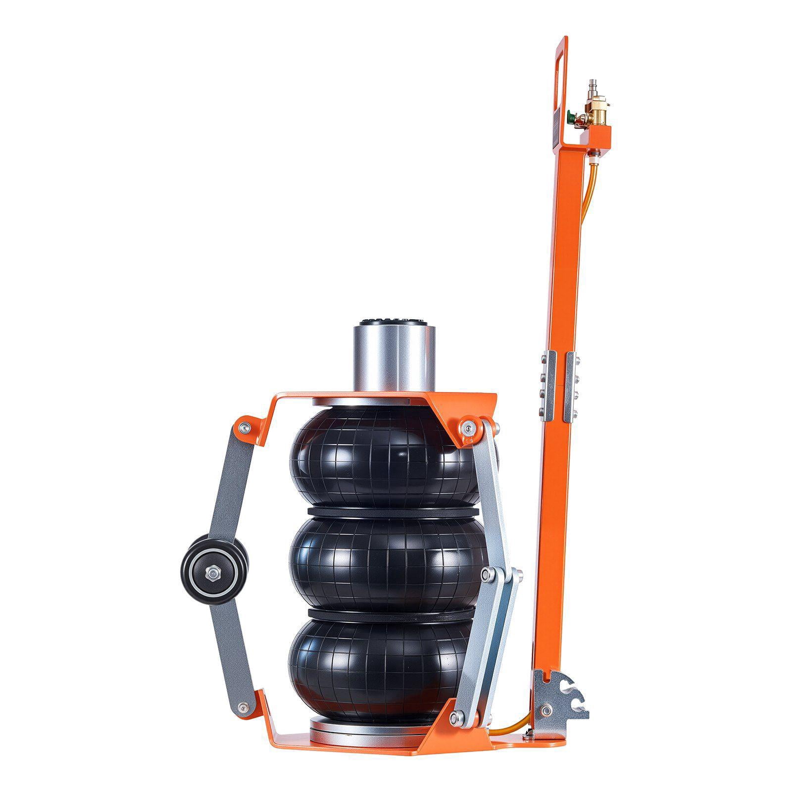 3 Ton 6613 Pound Pneumatic Jack with 3 Airbags Support Rod 18.5 Inch ...