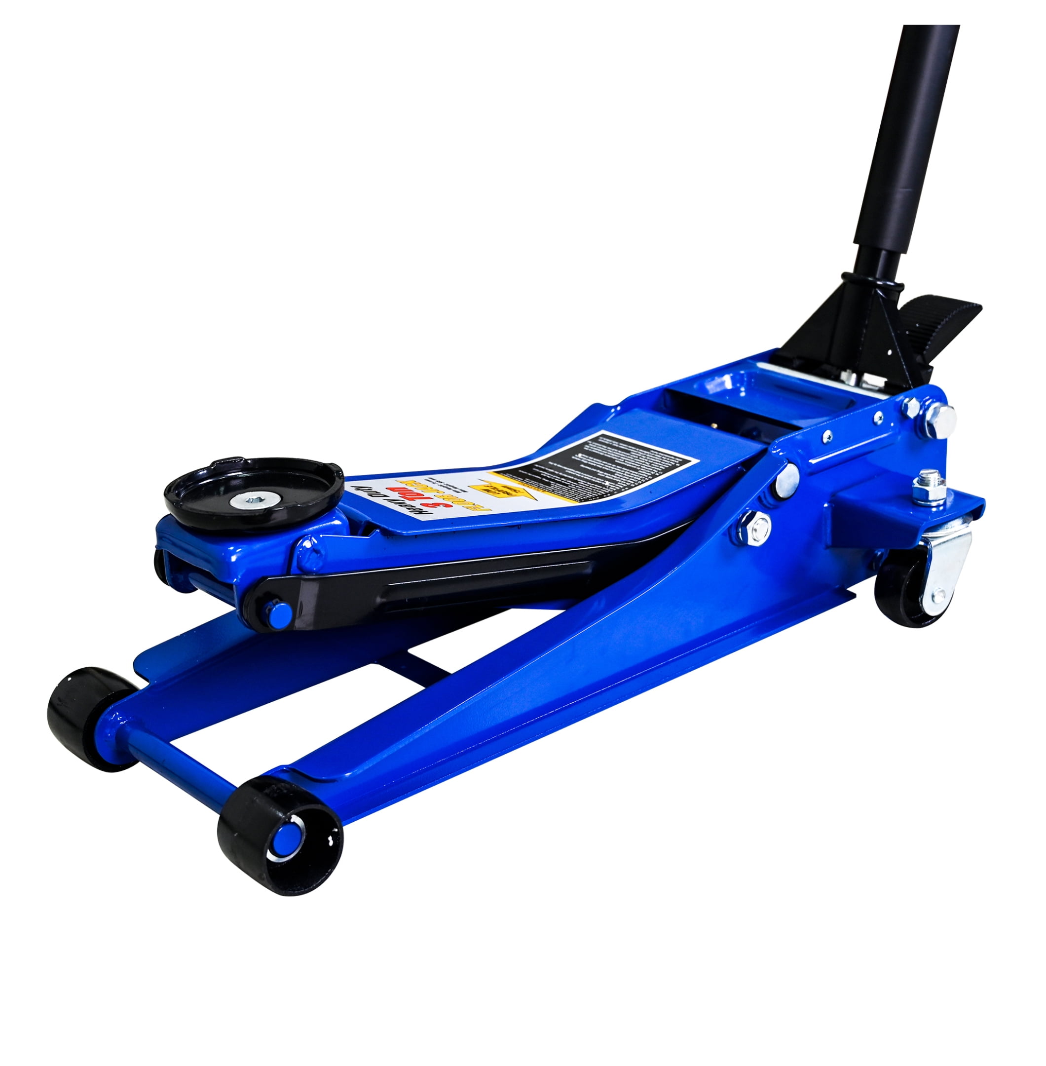 3 Ton Floor Jack - Heavy Duty Horizontal Hydraulic Jack with Dual Pump ...