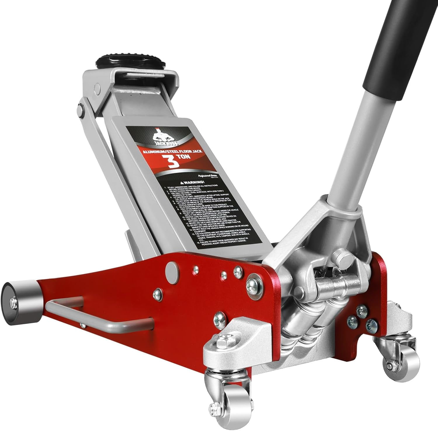 3 Ton Low Profile, Aluminum and Steel Racing Floor Jack with Dual ...