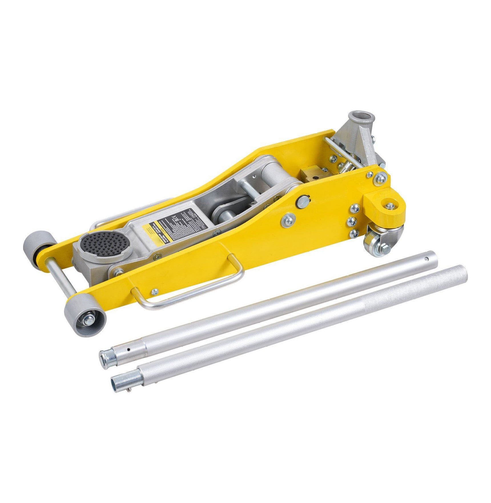 3 Ton Low Profile Floor Jack - Heavy Duty Rapid Pump Dual Piston ...