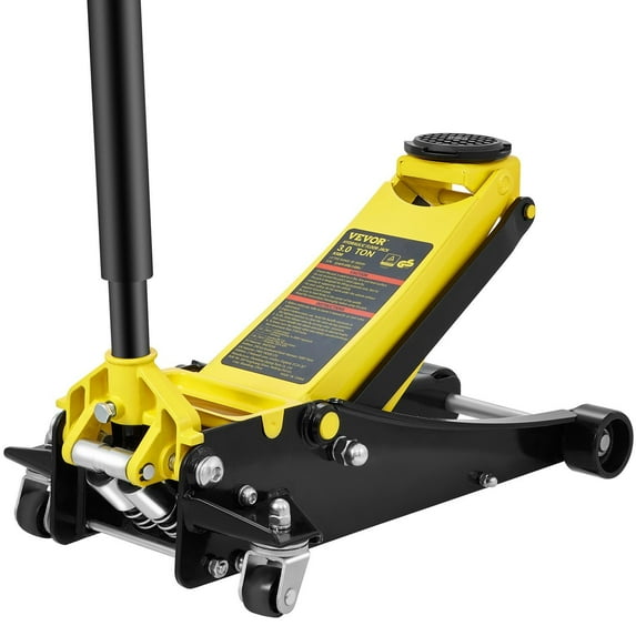 3 Ton Low Profile Heavy Duty Steel Racing Floor Jack Dual Piston Quick ...