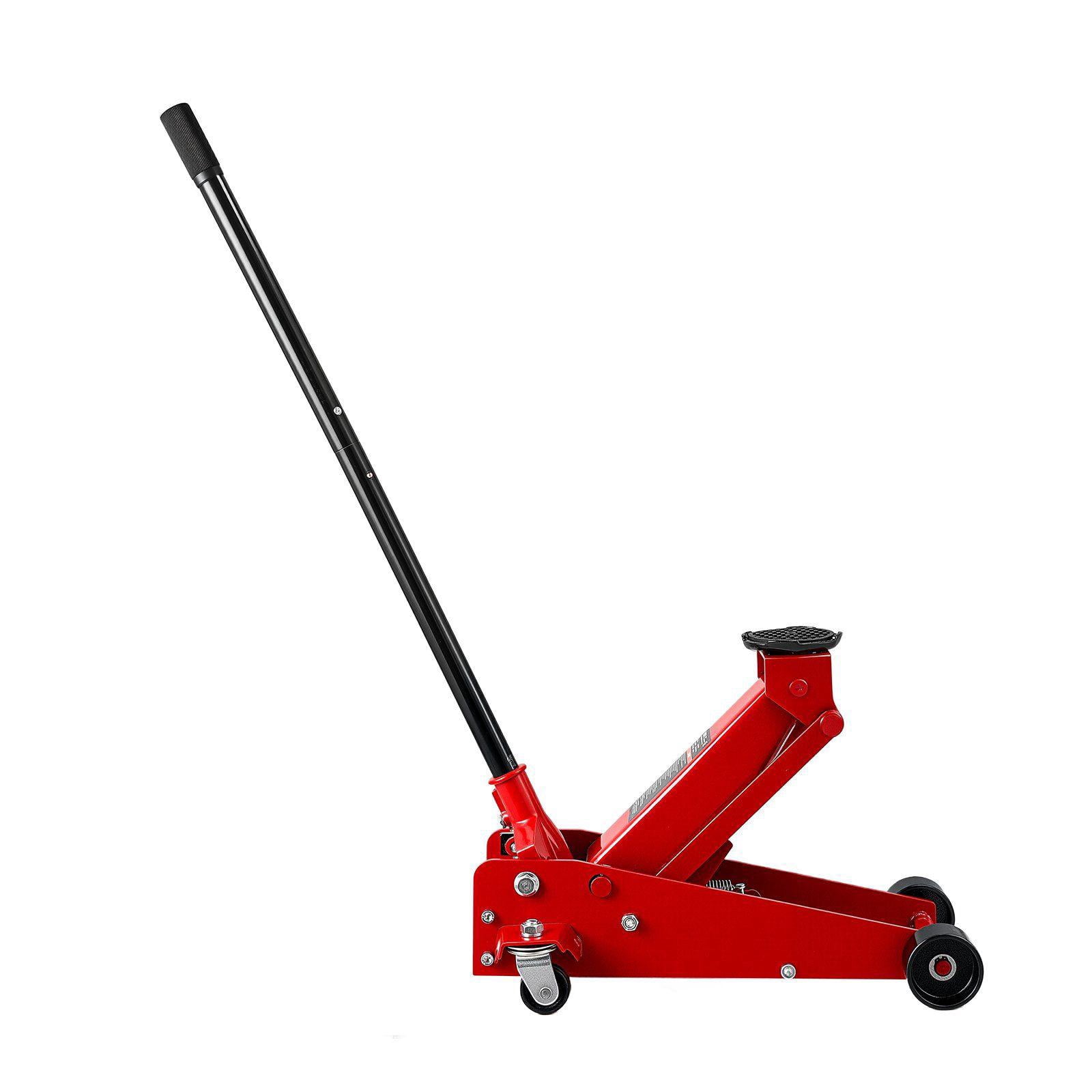 3 Ton Low Profile Steel Racing Floor Jack Single Piston Quick Lift Pump ...