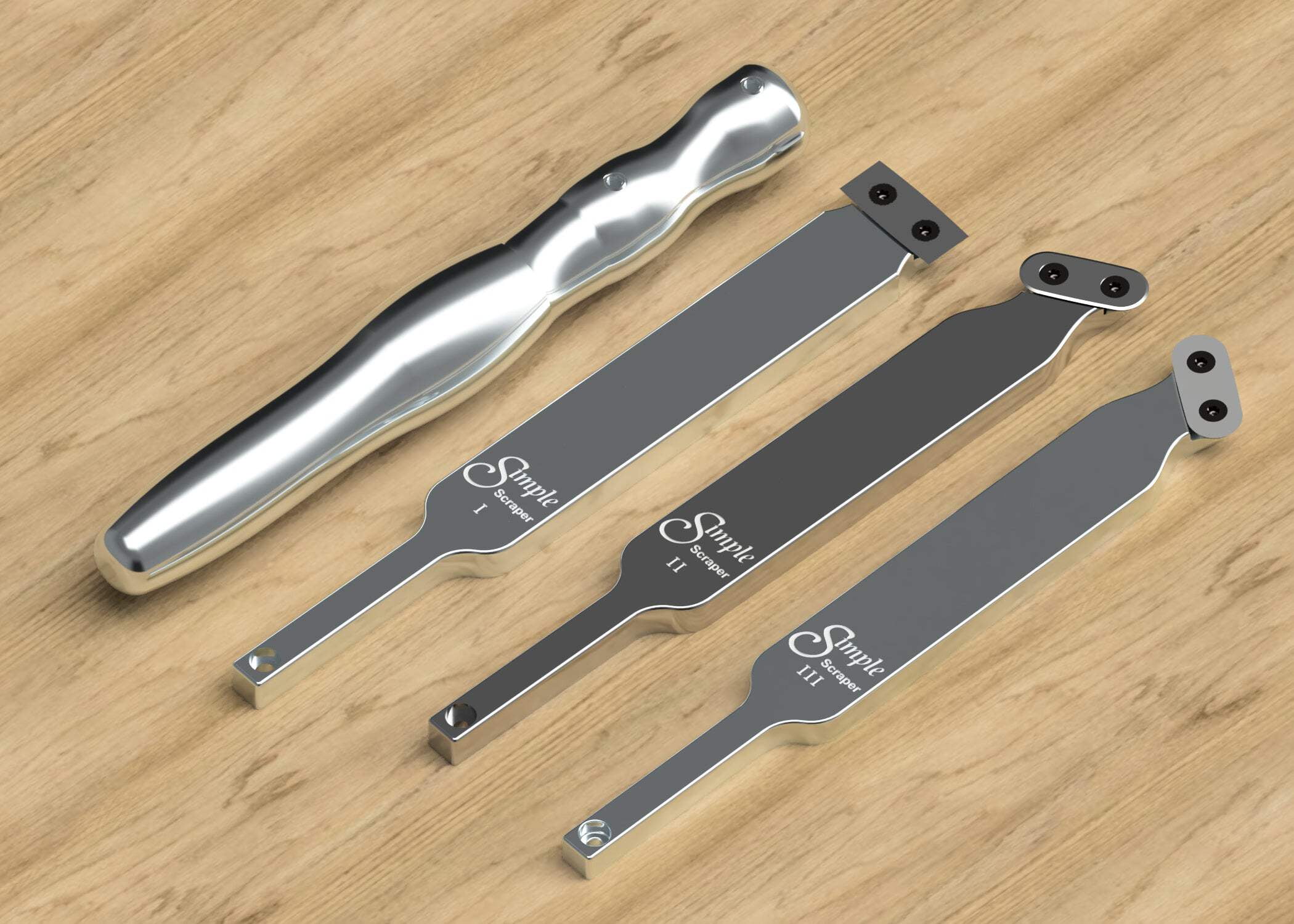 3 Tool Simple Scraper Complete Set - Simple Scraper I, II and III ...