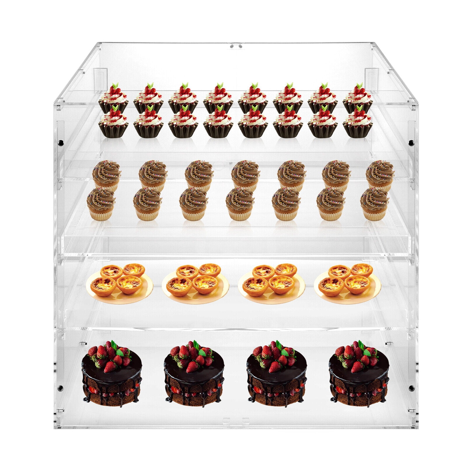 3 Tray Countertop Bakery Display Case Cookie Pastry /Donut Hotel Store ...