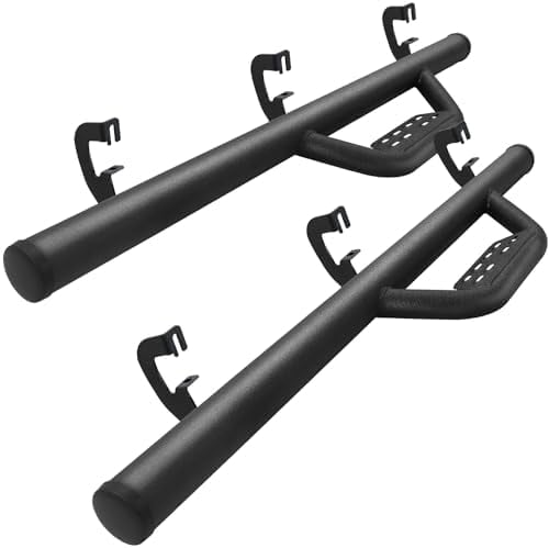 3" Tube & 4" Drop Down Side Step Nerf Bar Running Boards Compatible ...