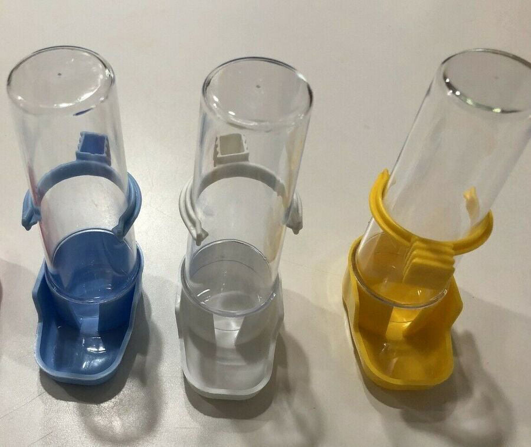 3 Tube Feeders Bird Water Food Dispensers Drinker Budgie Parakeet ...
