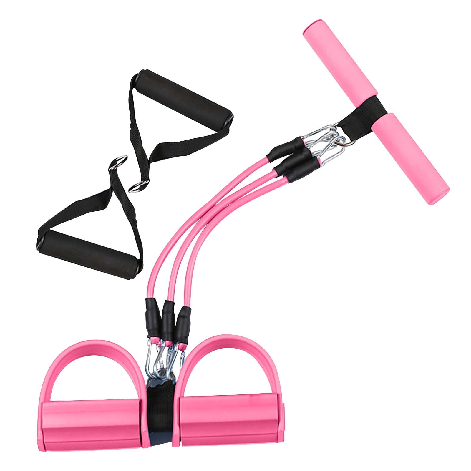 3-Tube Multifunctional Pedal Puller Resistance Rope with 8 Shaped ...