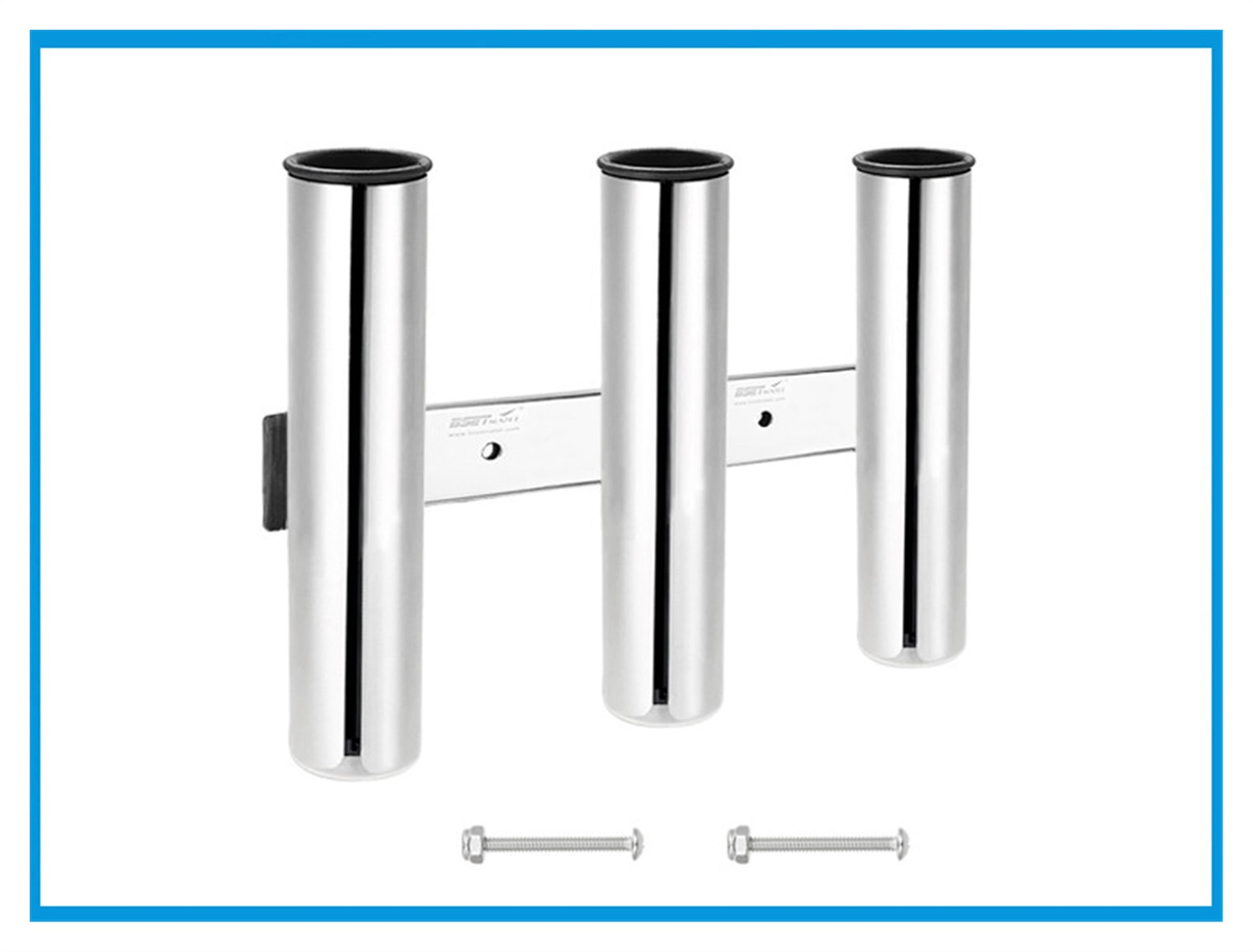 3 Tubes Link Stainless Steel 316 Fishing Rod Holder Fishing Rod Rack ...